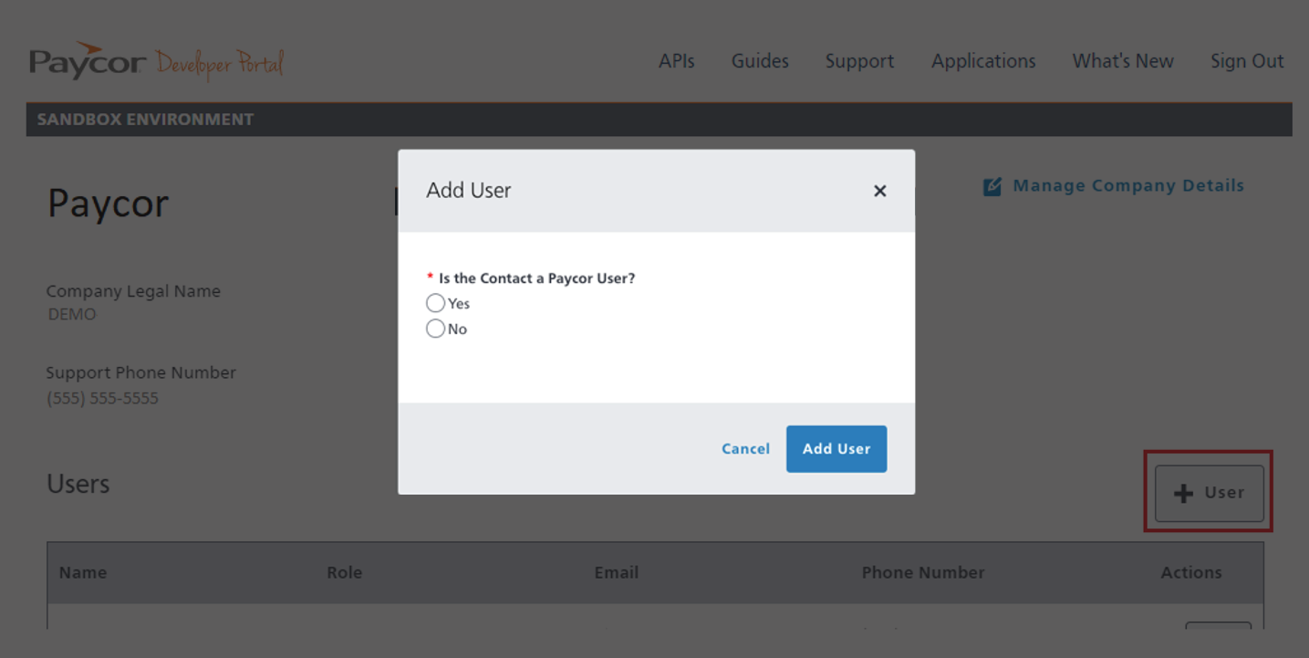 Paycor Developers Portal